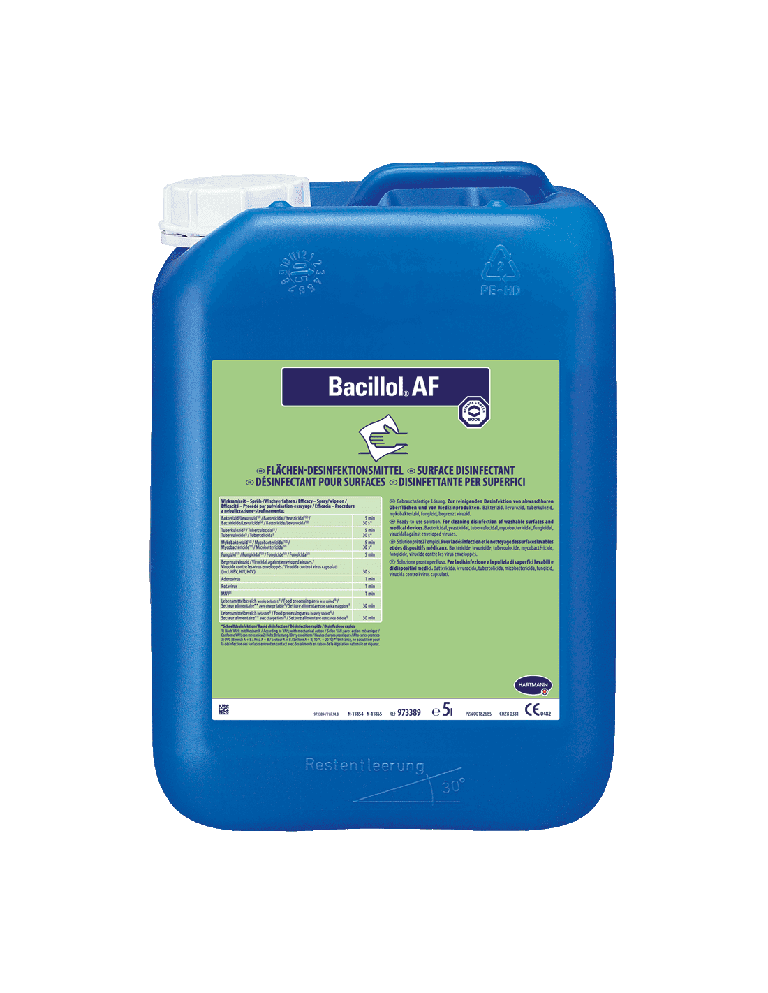 Bacillol AF Liquid 5L – Alcoholisch Desinfectiemiddel — TAY MEDICAL